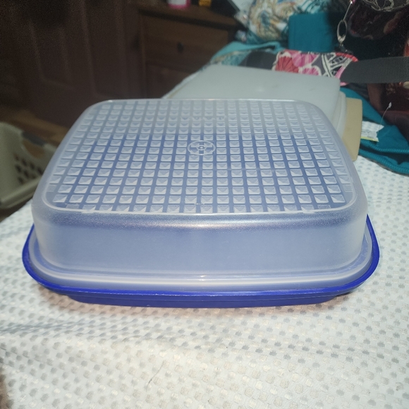 Tupperware | Kitchen | Vintage Tupperware Euc Blue Season Serve ...
